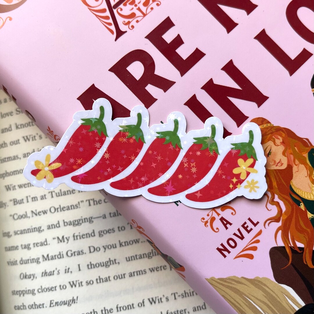 Spicy Pepper Meter Holographic Sticker | Bookish, Book, Kindle ...