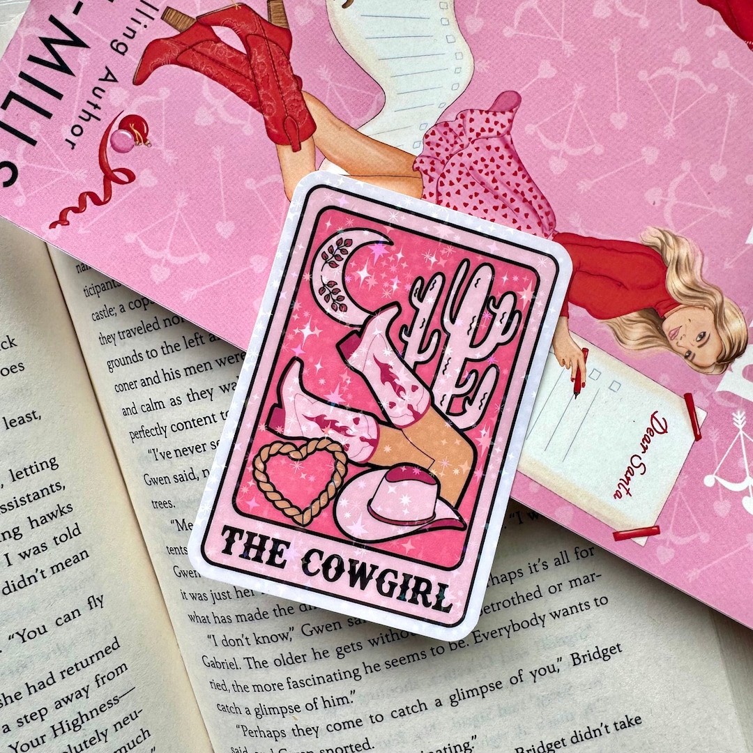 The Cowgirl Tarot Card Holographic Sticker | Stickers for Kindles ...