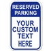 Reserved Parking Sign, Custom Parking Sign, Metal Parking Sign, Man ...