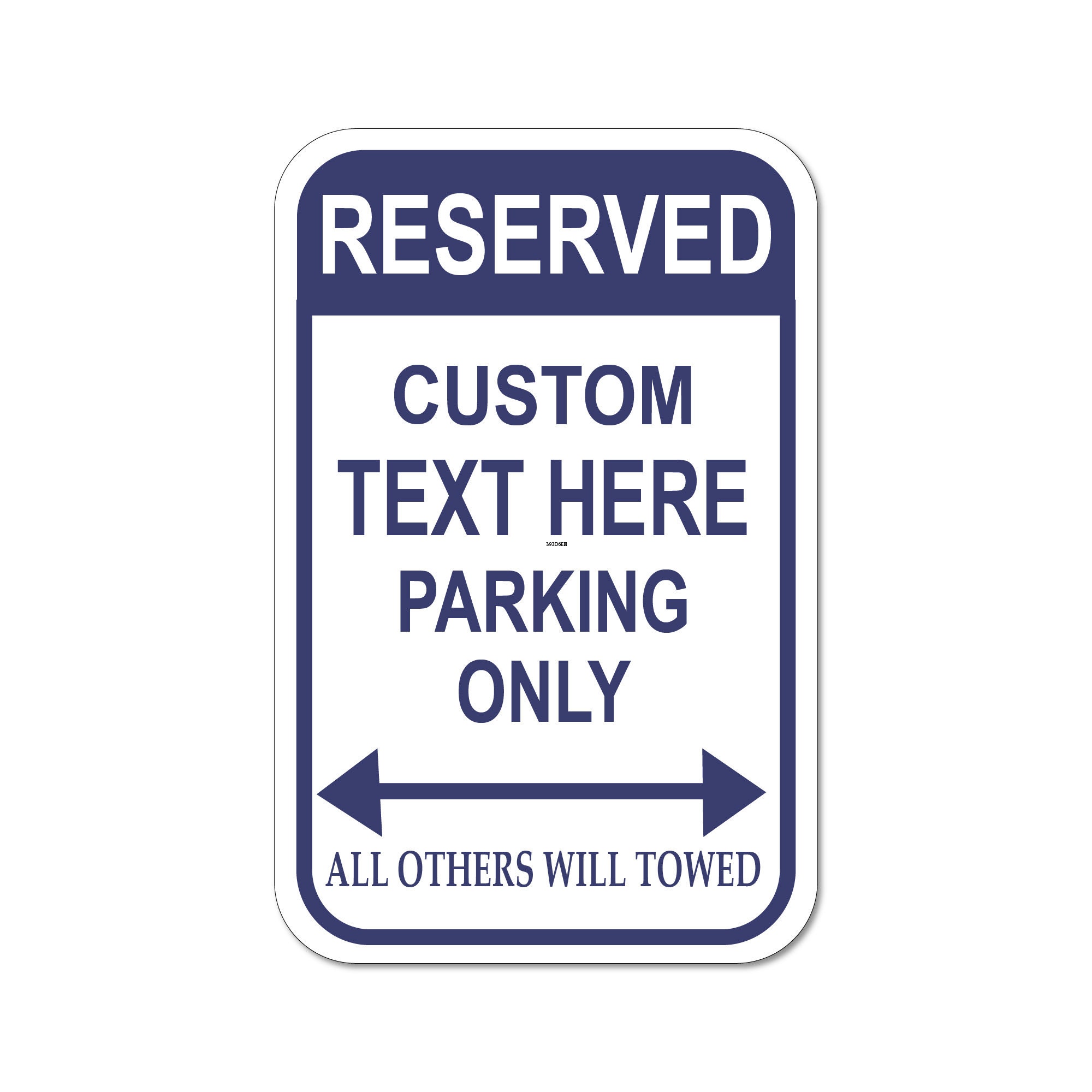 Reserved Parking Sign, Custom Parking Sign, Metal Parking Sign, Man ...