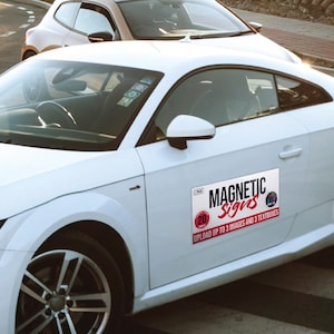 Custom Magnet Signs in Full Color for Business and Advertising, Vinyl ...