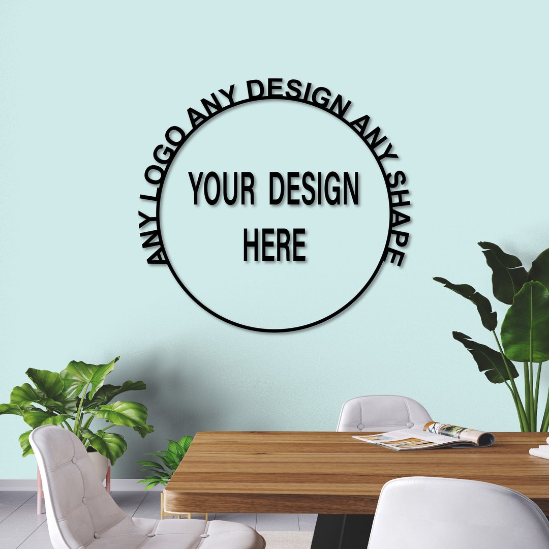 Custom Sign / Your Custom Text Metal Sign / Your Logo Here Sign / Metal ...