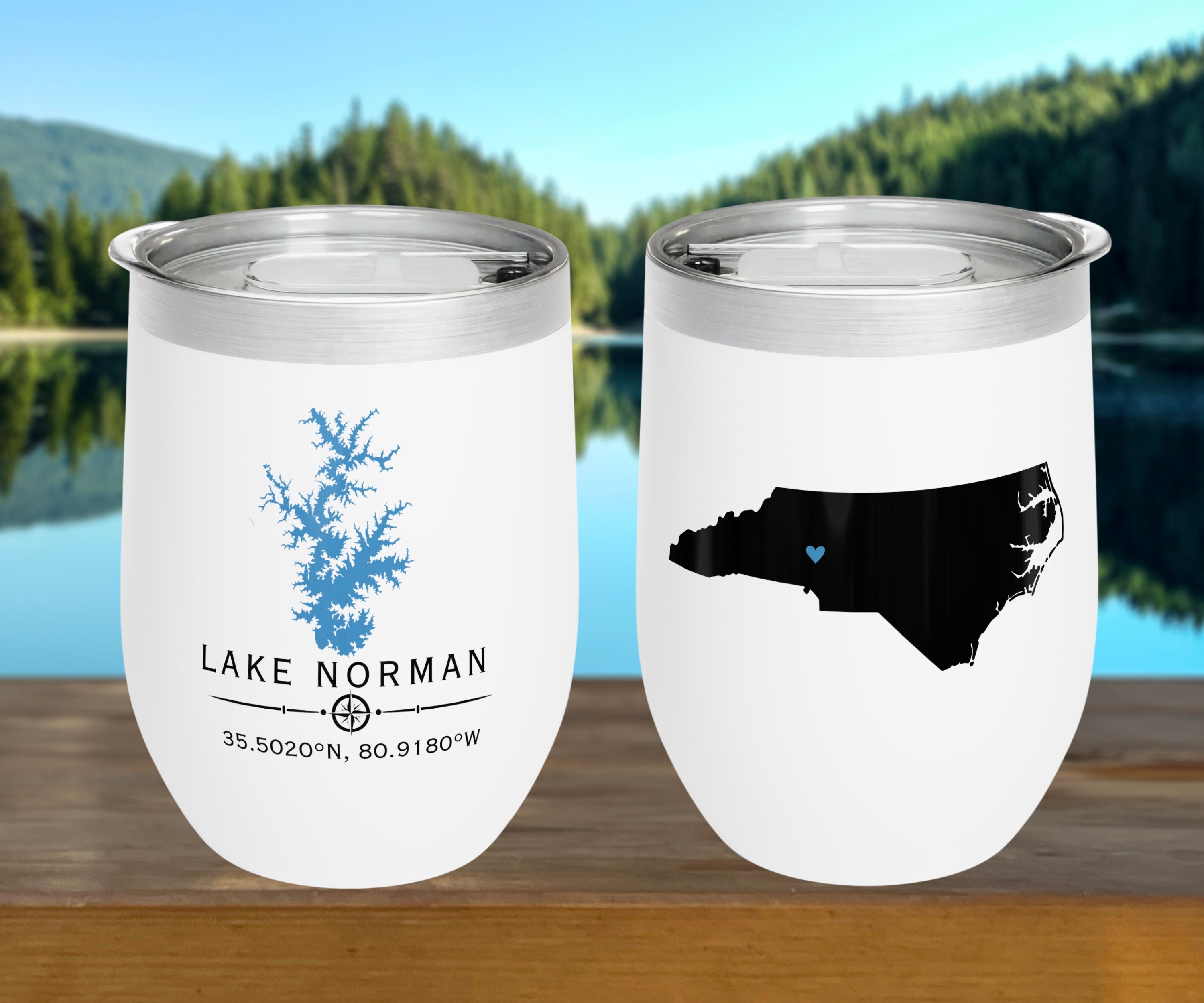 Lake Norman North Carolina Custom Lake James Gift Custom - Etsy