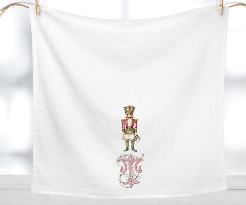 Personalized Christmas Nutcracker Tea Towel | Nutcracker Kitchen Towel ...