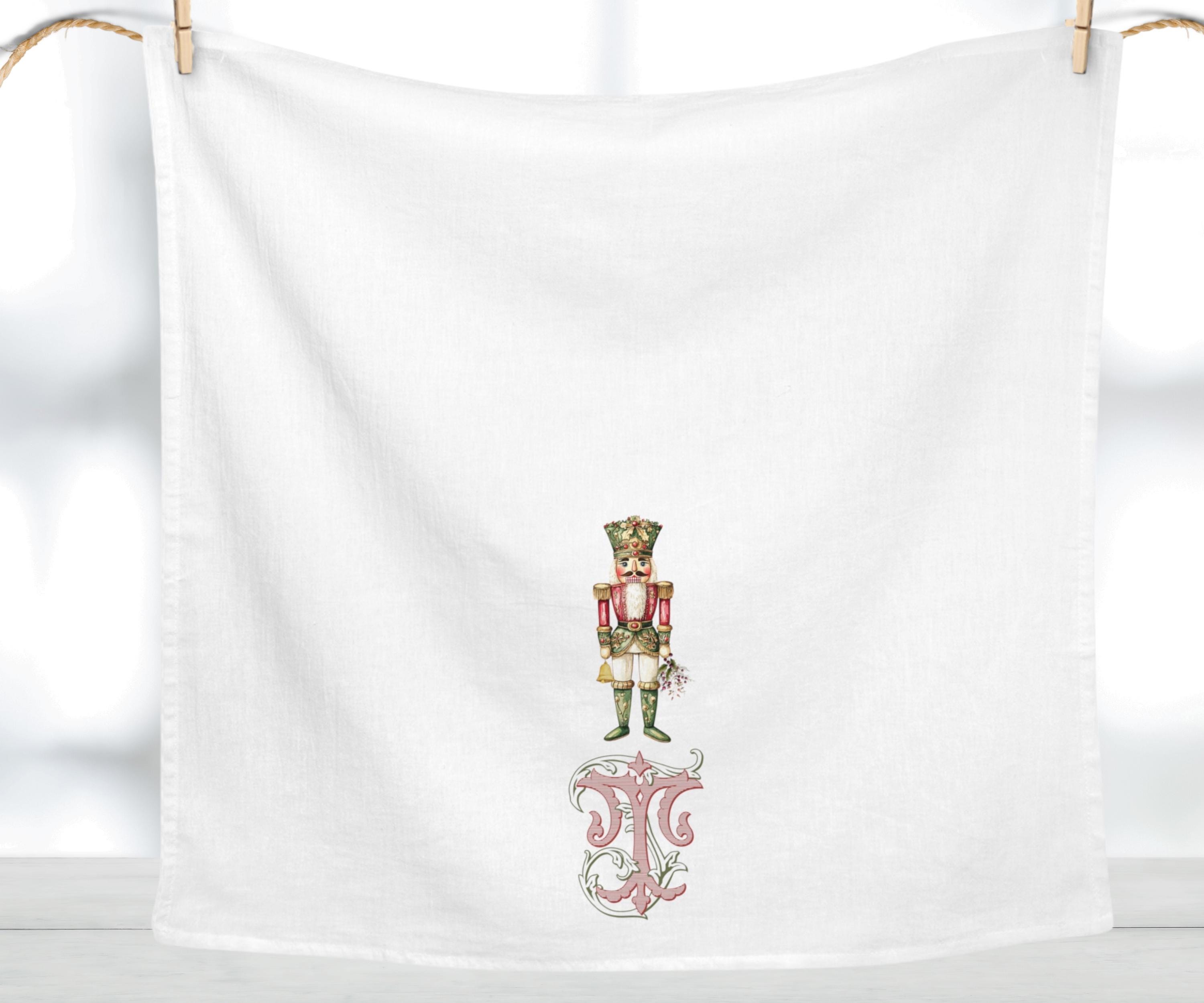 Personalized Christmas Nutcracker Tea Towel | Nutcracker Kitchen Towel ...