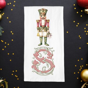 Personalized Christmas Nutcracker Tea Towel | Nutcracker Kitchen Towel ...