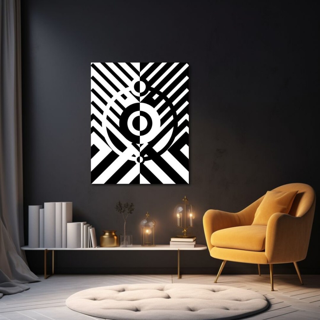 Black and White Abstract Prints, Black Abstract Art,black Gallery Wall ...