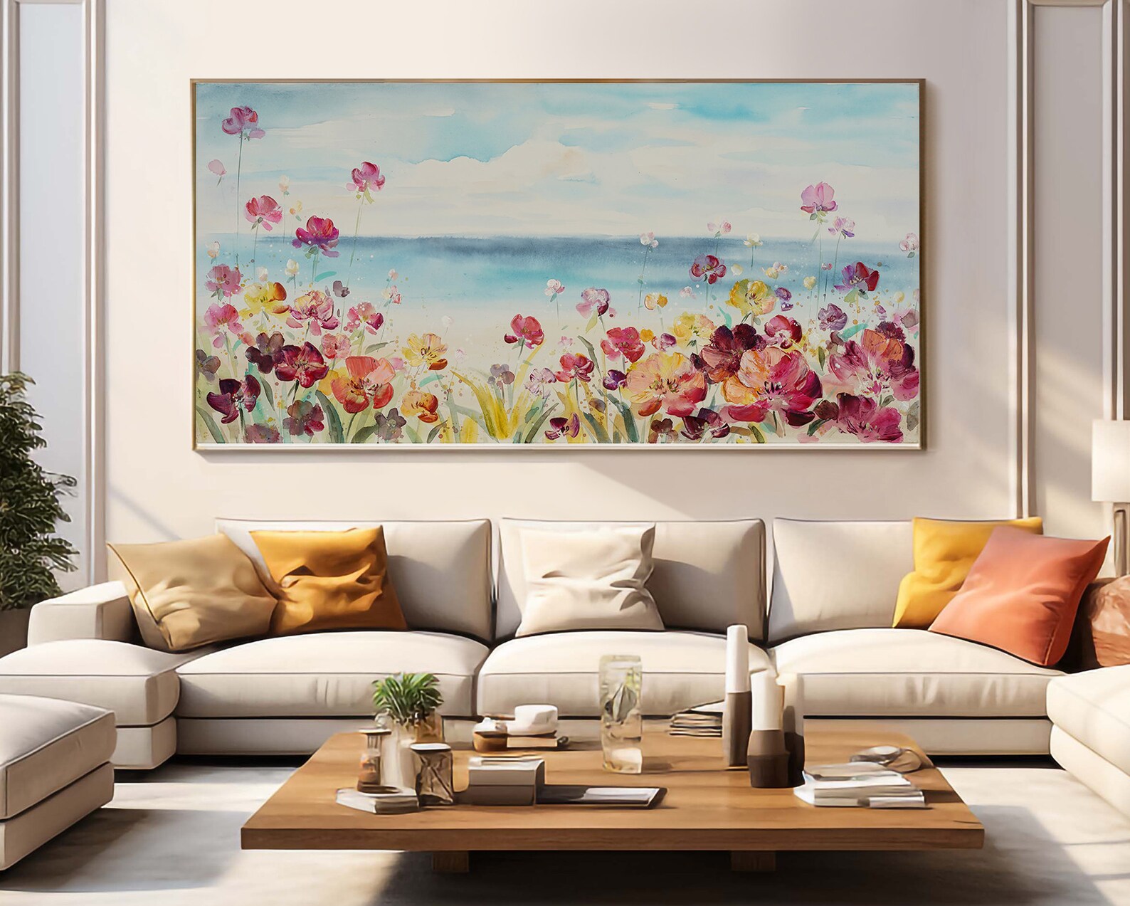 Canvas Oil Painting, Landscape Oil Painting Art, Large Wall Decor ...