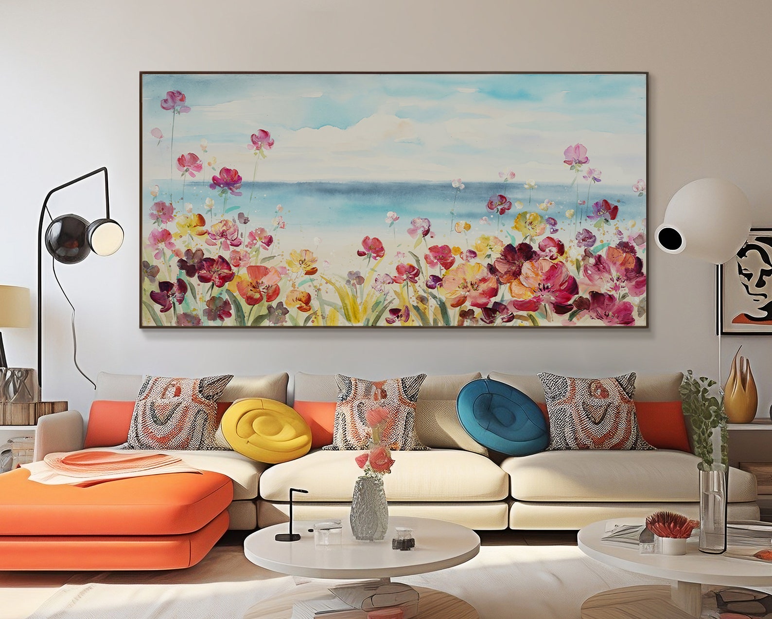 Canvas Oil Painting, Landscape Oil Painting Art, Large Wall Decor ...
