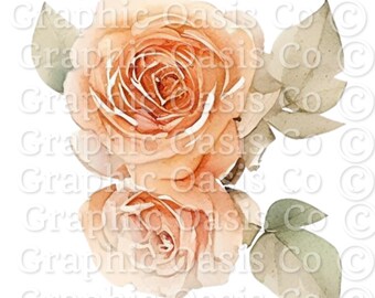 Pink Rose Bouquet Clipart PNG Format Glitter Pink Rose - Etsy