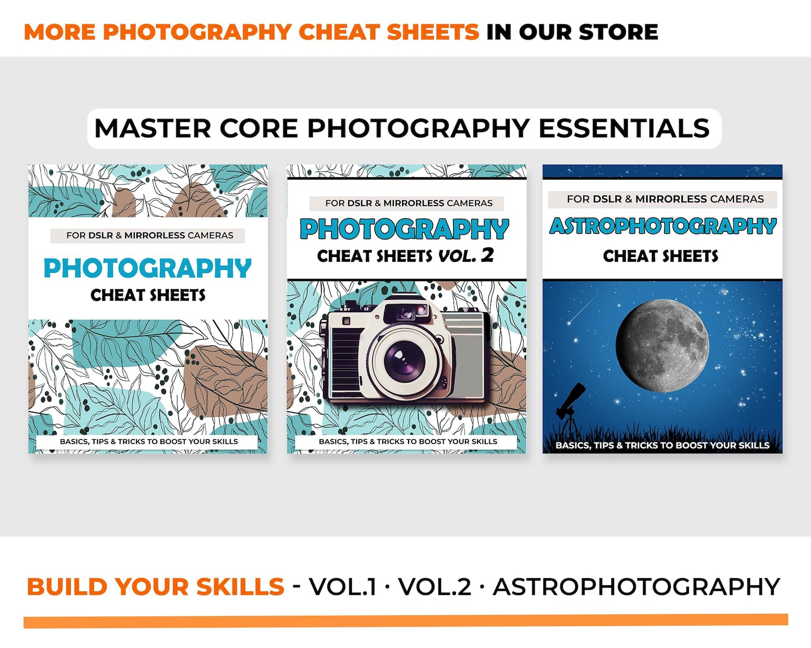 Photography Cheat Sheet Cards | Printable DIY | Basics | Instant ...