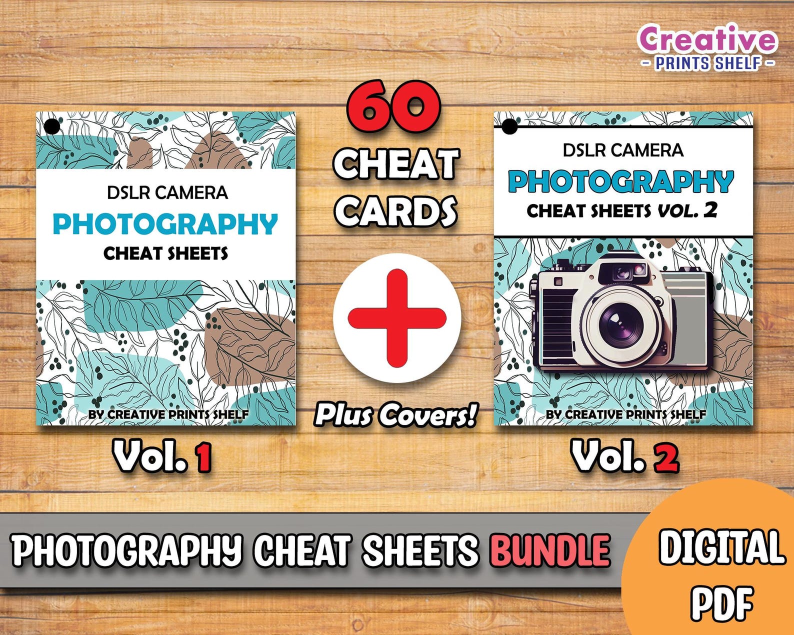 DSLR Cheat Sheet Cards + DSLR Cheat Sheet Cards Vol 2 Printable BUNDLE ...