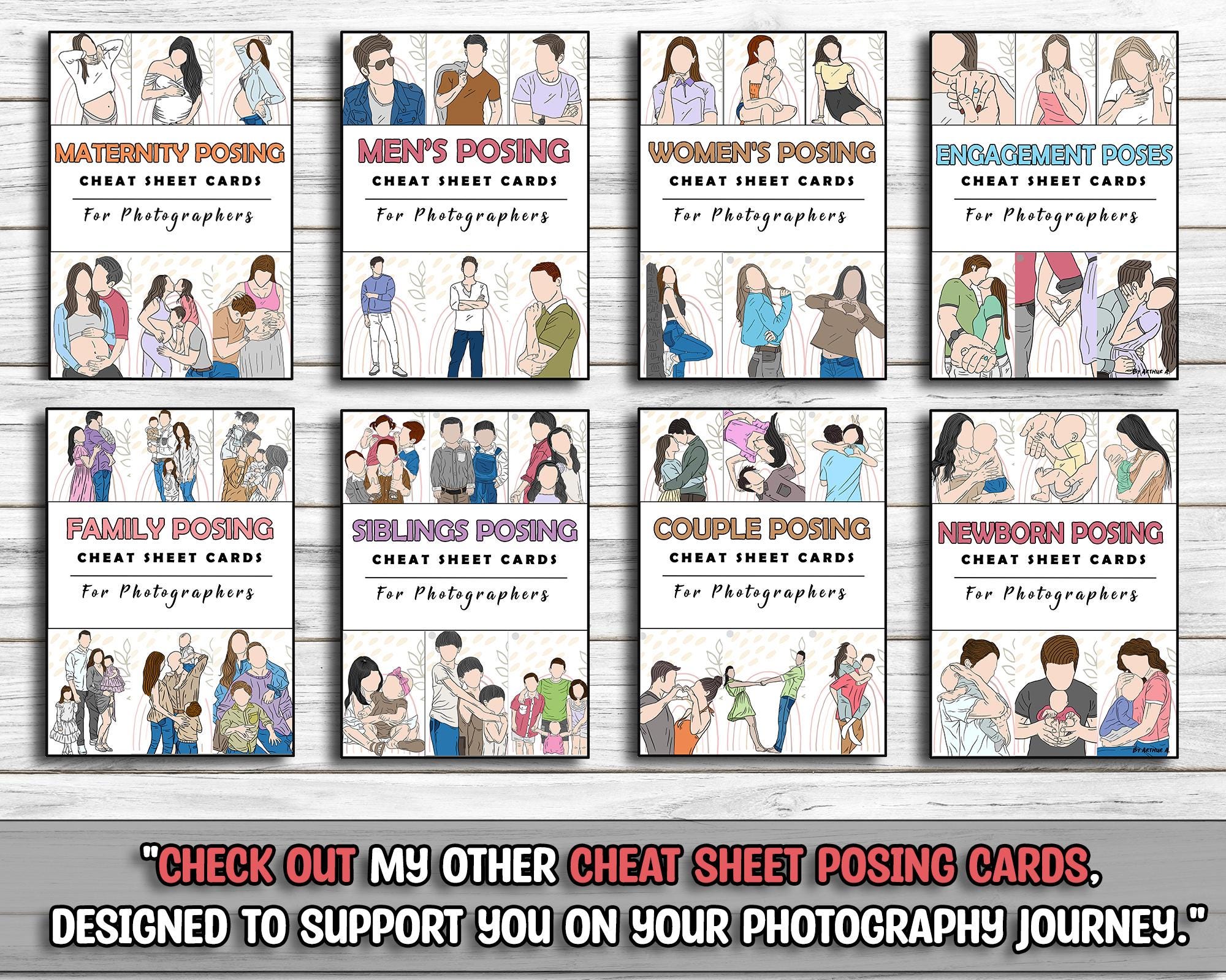 Photography Idea Cards Printable DIY Photography Basics Download Manual ...