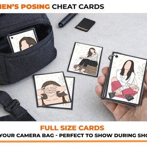 Women's Posing Cheat Sheet Cards | Printable Photography Basics ...