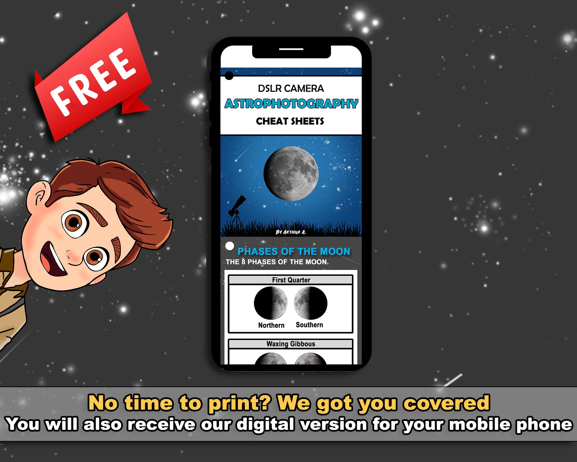 Moon Photography Cheat Sheet