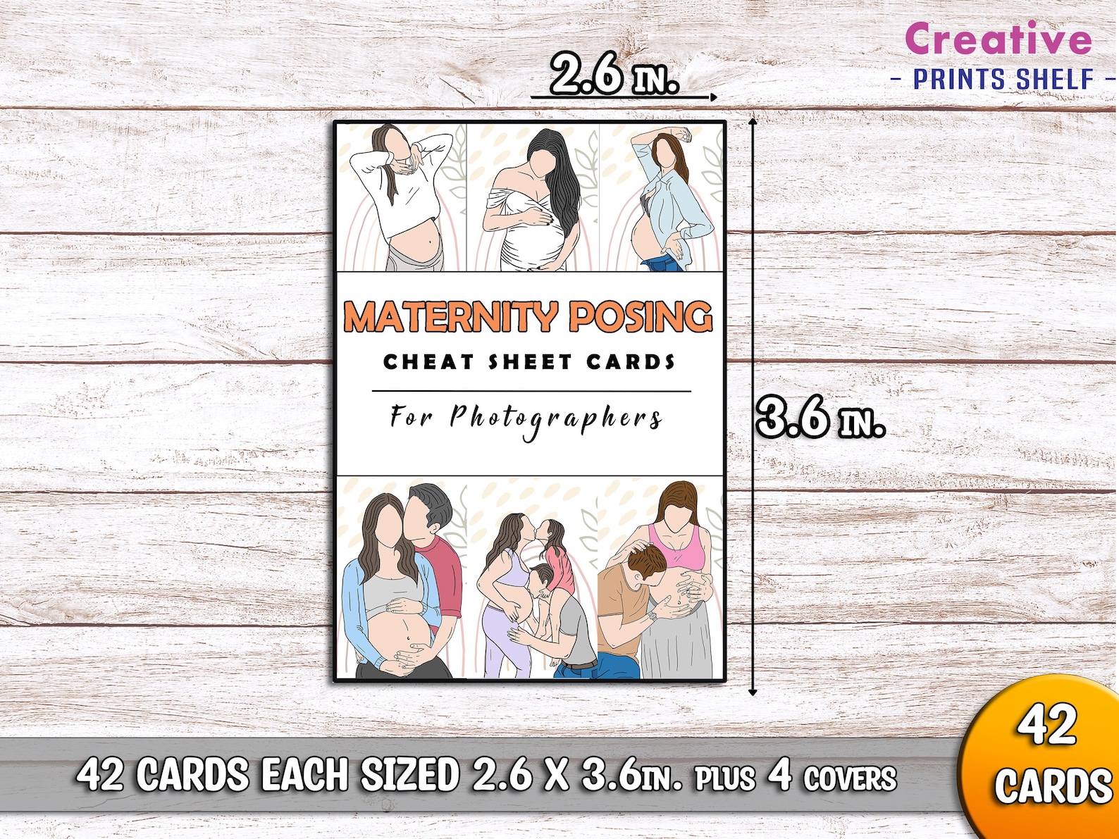 Maternity Posing Cheat Sheet Cards | Printable Photography Basics ...