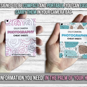 DSLR Cheat Sheet Cards | Printable DIY | Photography Basics | Instant ...