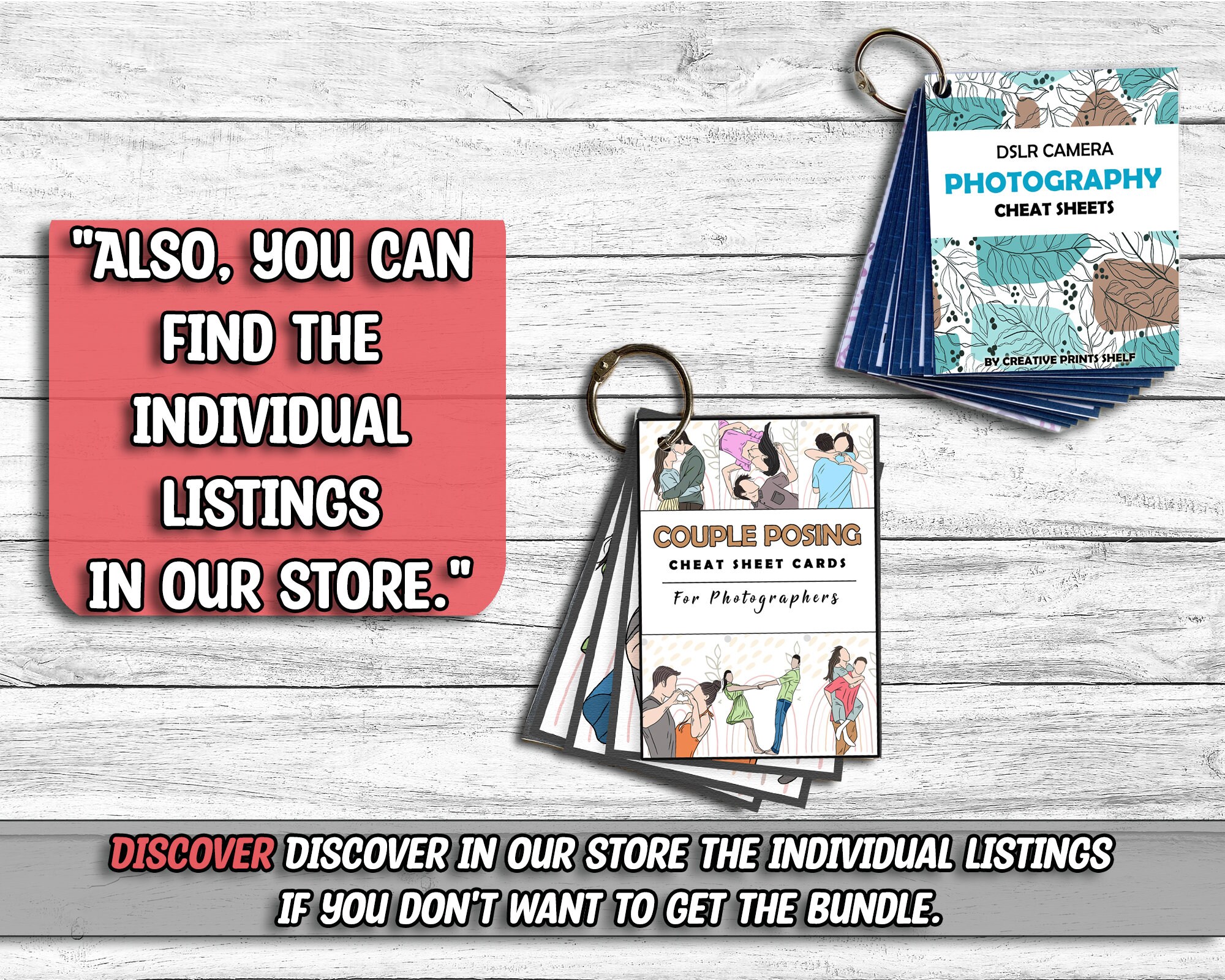 DSLR Cheat Sheet Cards + Couple Posing Cheat Sheet Cards Printable ...