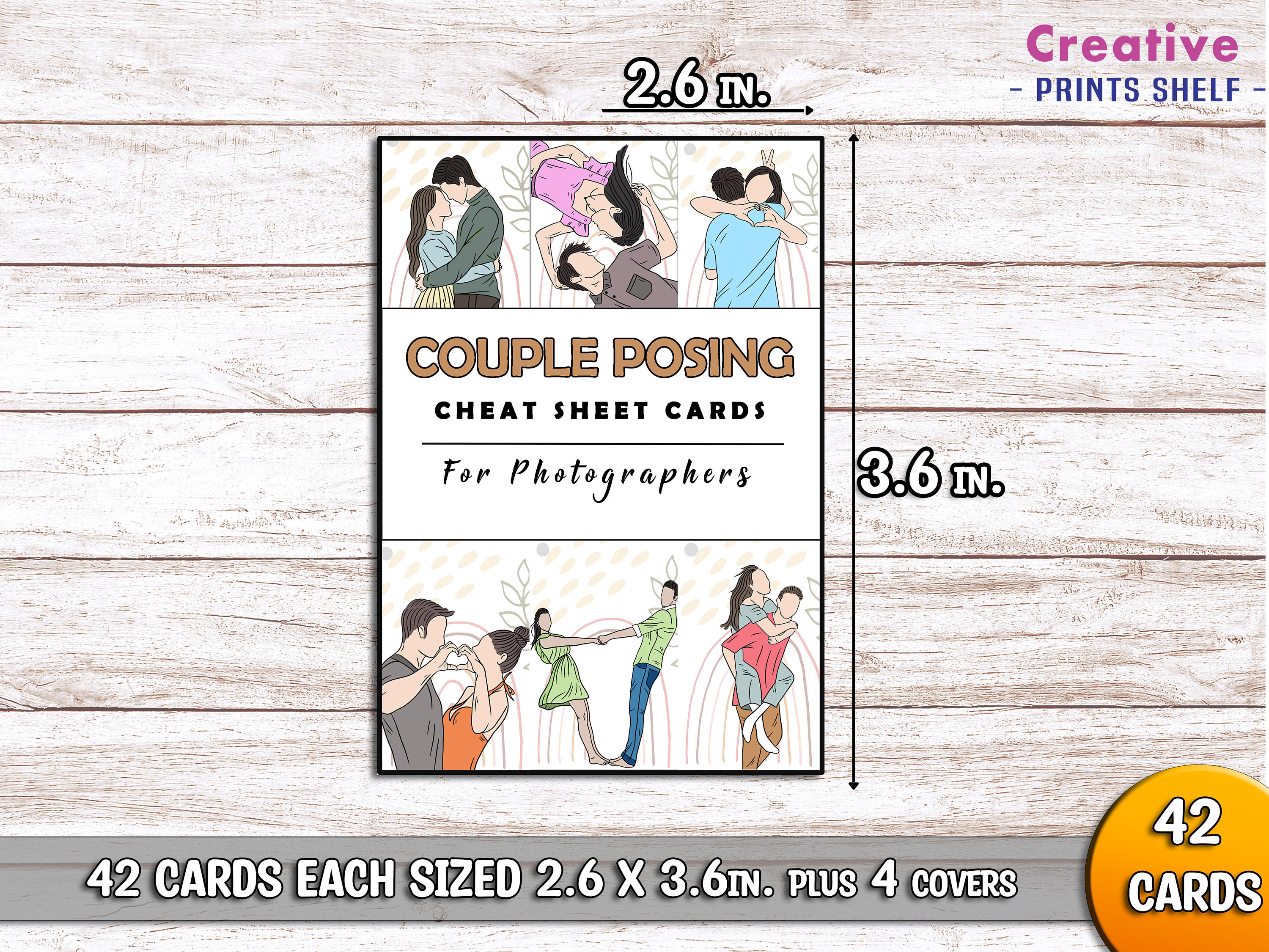 Couple Posing Cheat Sheet Cards | Printable Photography Basics | Download | Gift for ...