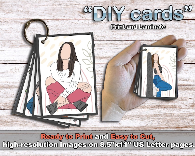 Women's Posing Cheat Sheet Cards | Printable Photography Basics ...