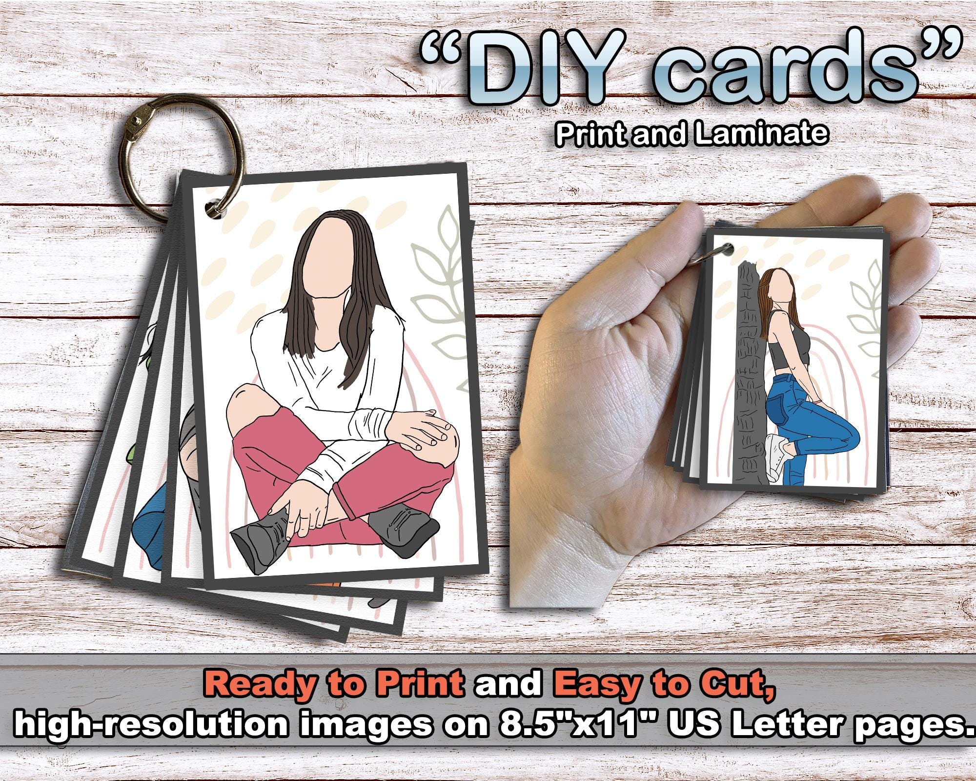 Women's Posing Cheat Sheet Cards | Printable Photography Basics ...