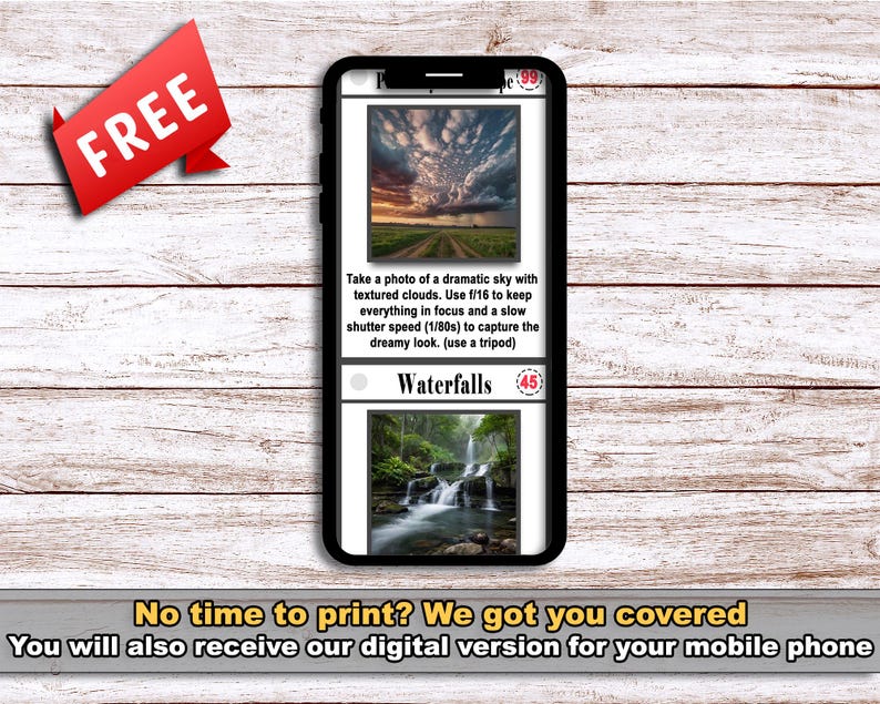 Photography Idea Cards | Printable DIY | Photography Basics | Download ...