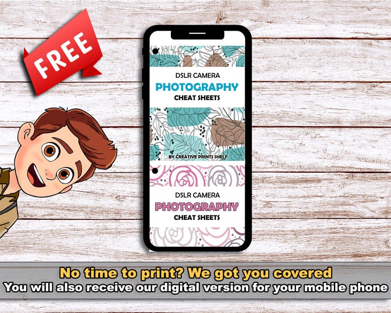 DSLR Cheat Sheet Cards + DSLR Cheat Sheet Cards Vol 2 Printable BUNDLE ...