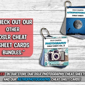 DSLR Cheat Sheet Cards | Printable DIY | Photography Basics | Instant ...