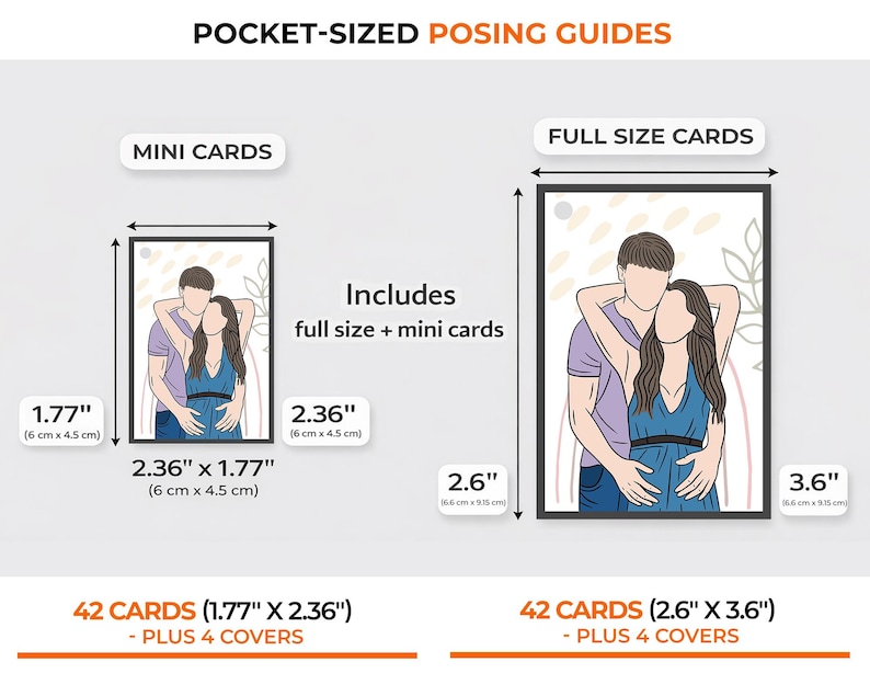 Couple Posing Cheat Sheet Cards | Printable Photography Basics ...