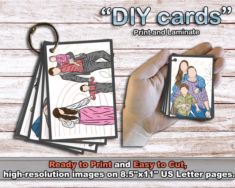 Family Posing Cheat Sheet Cards | Printable Photography Basics ...