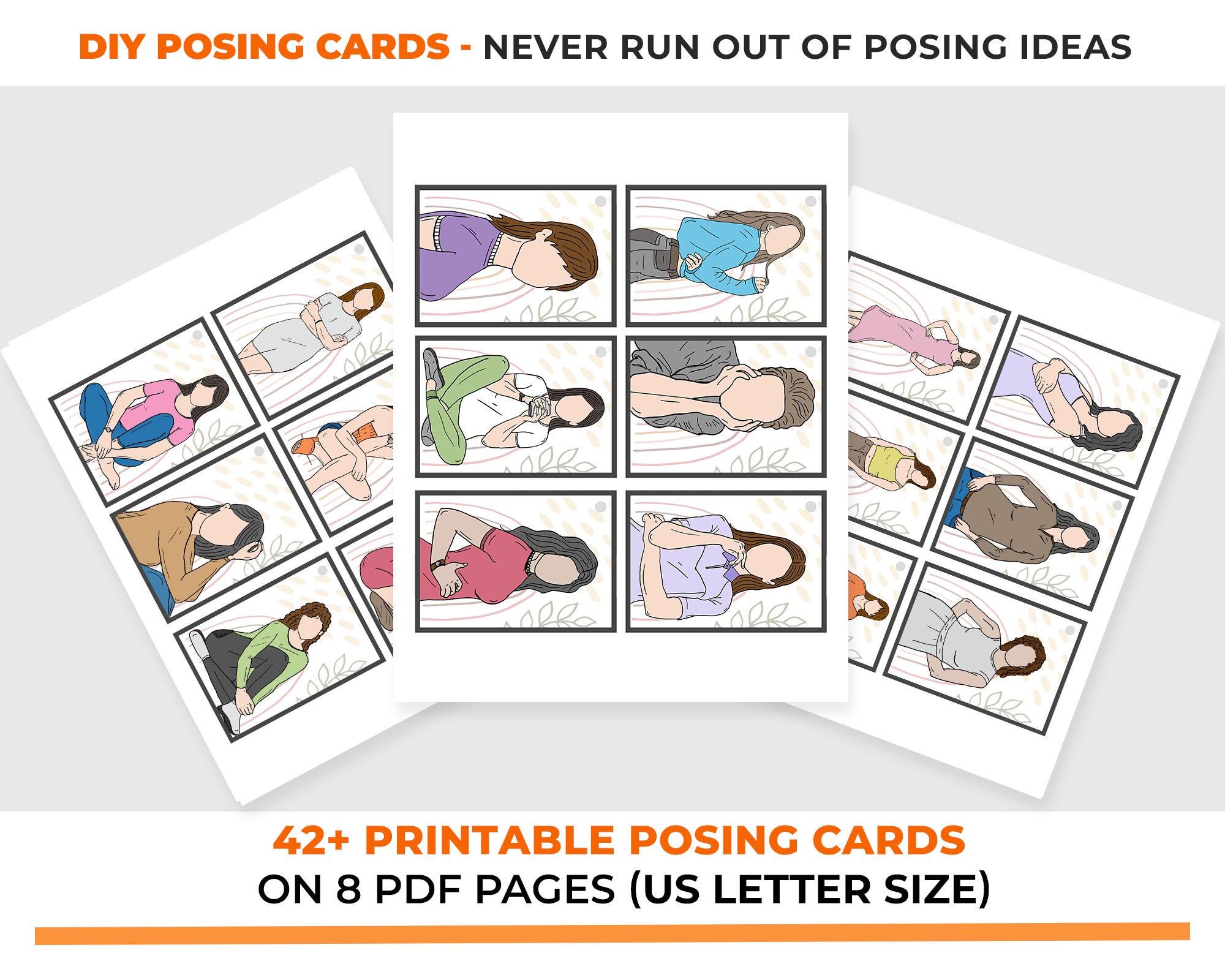 Women's Posing Cheat Sheet Cards | Printable Photography Basics ...