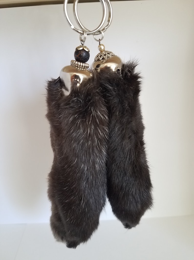 Rabbit's Foot Keychain - Etsy