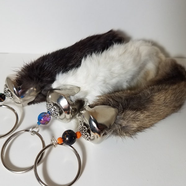 Rabbits Foot Keychain - Etsy