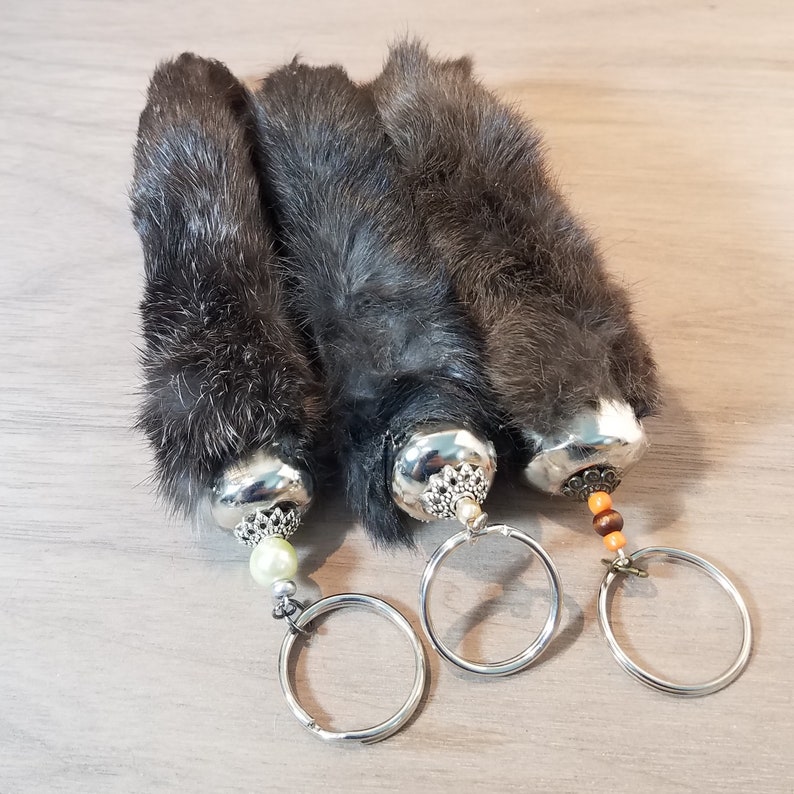Rabbit's Foot Keychain - Etsy