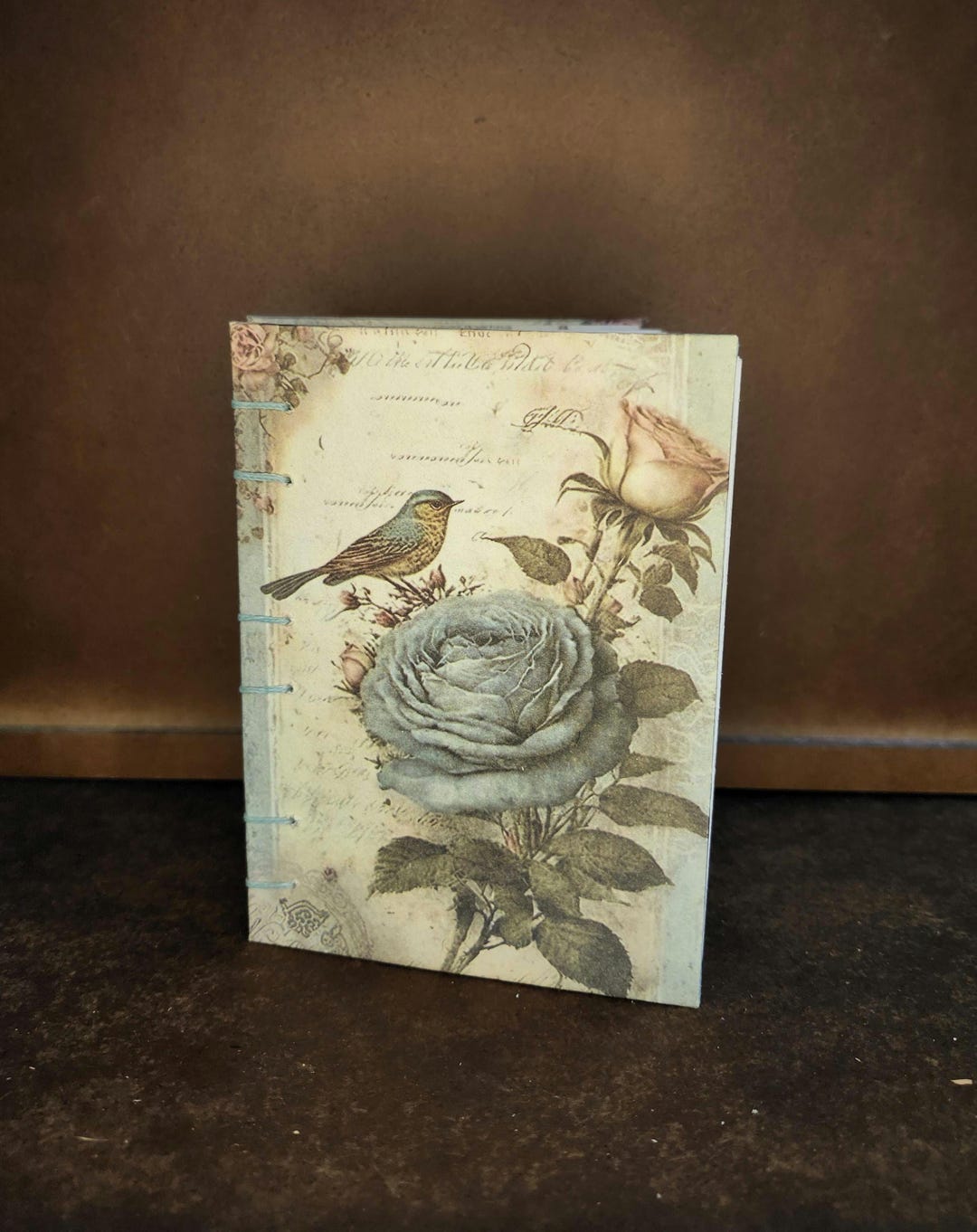 Blue Bird Coptic Bound Journal - Etsy