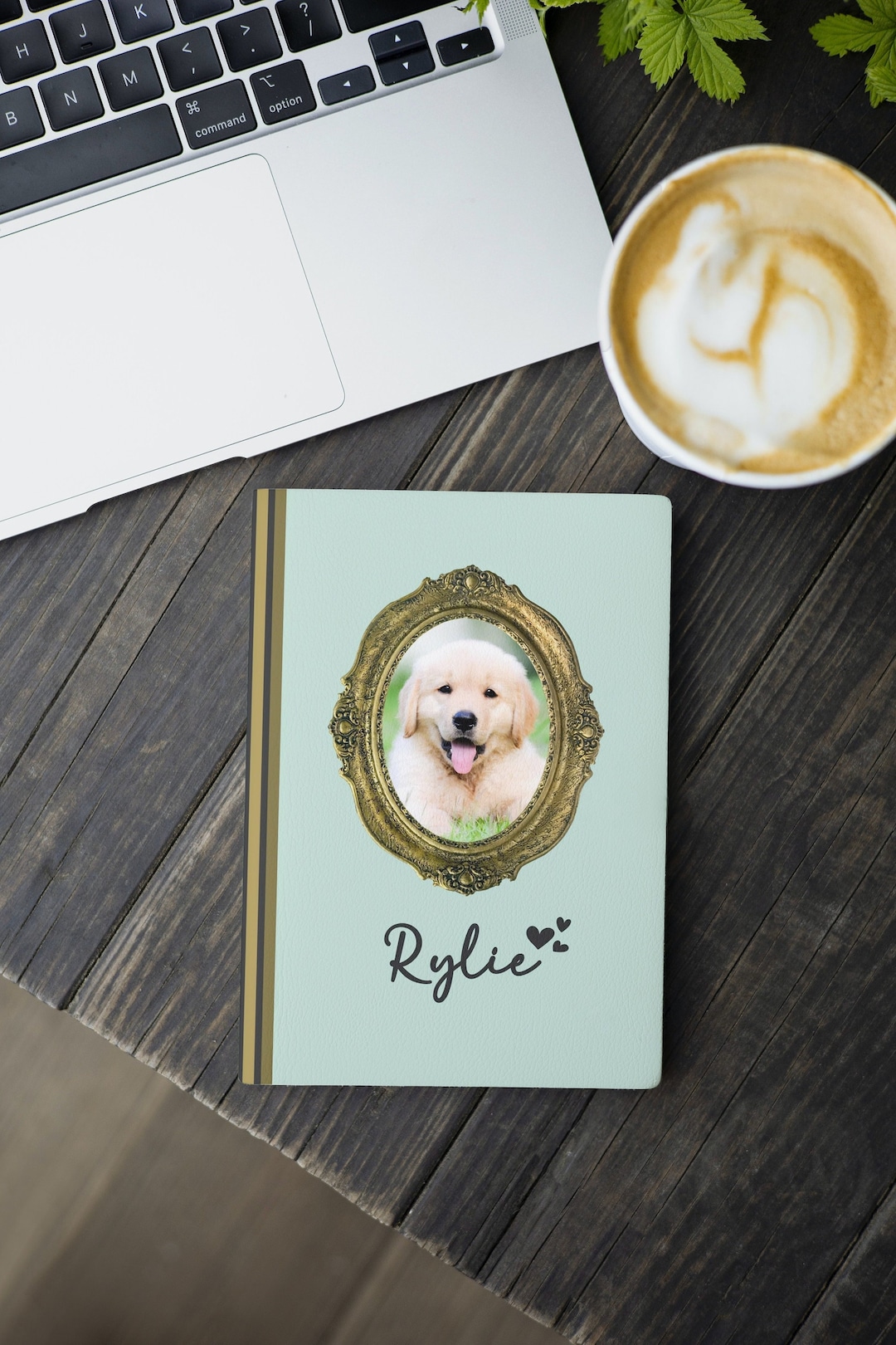 Custom Dog Photo Name Journal Personalized Pet Photograph Hardcover ...
