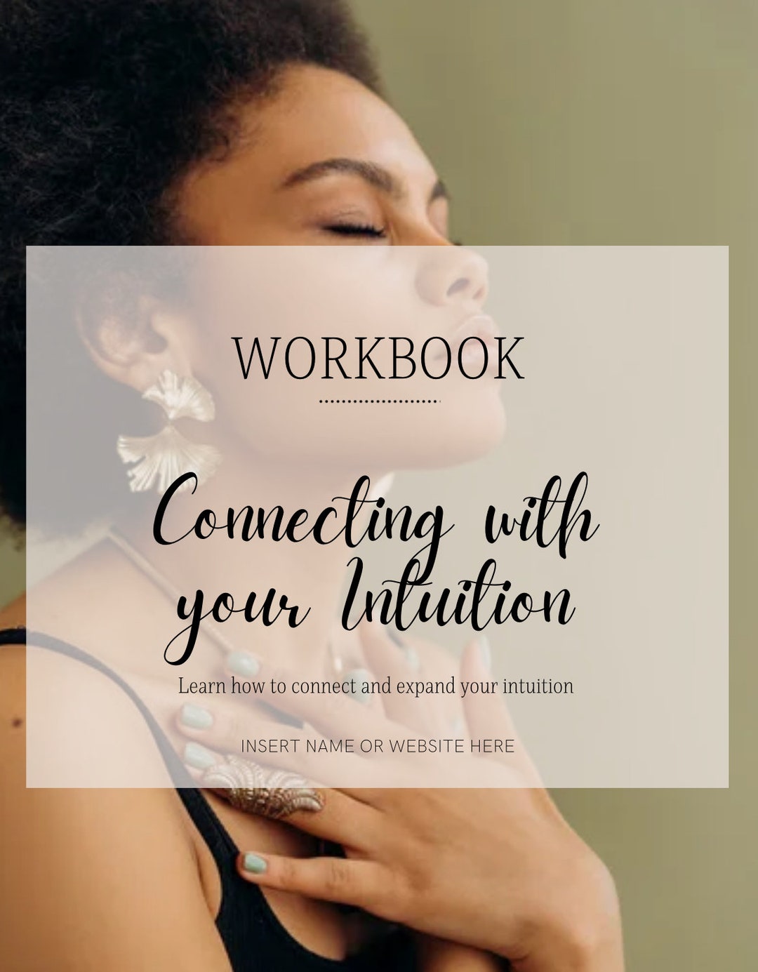 Editable Connecting With Your Intuition Class Workbook - Etsy
