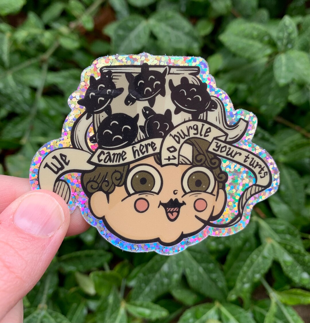 Over the Garden Wall “burgle Your Turts” Sticker - Etsy