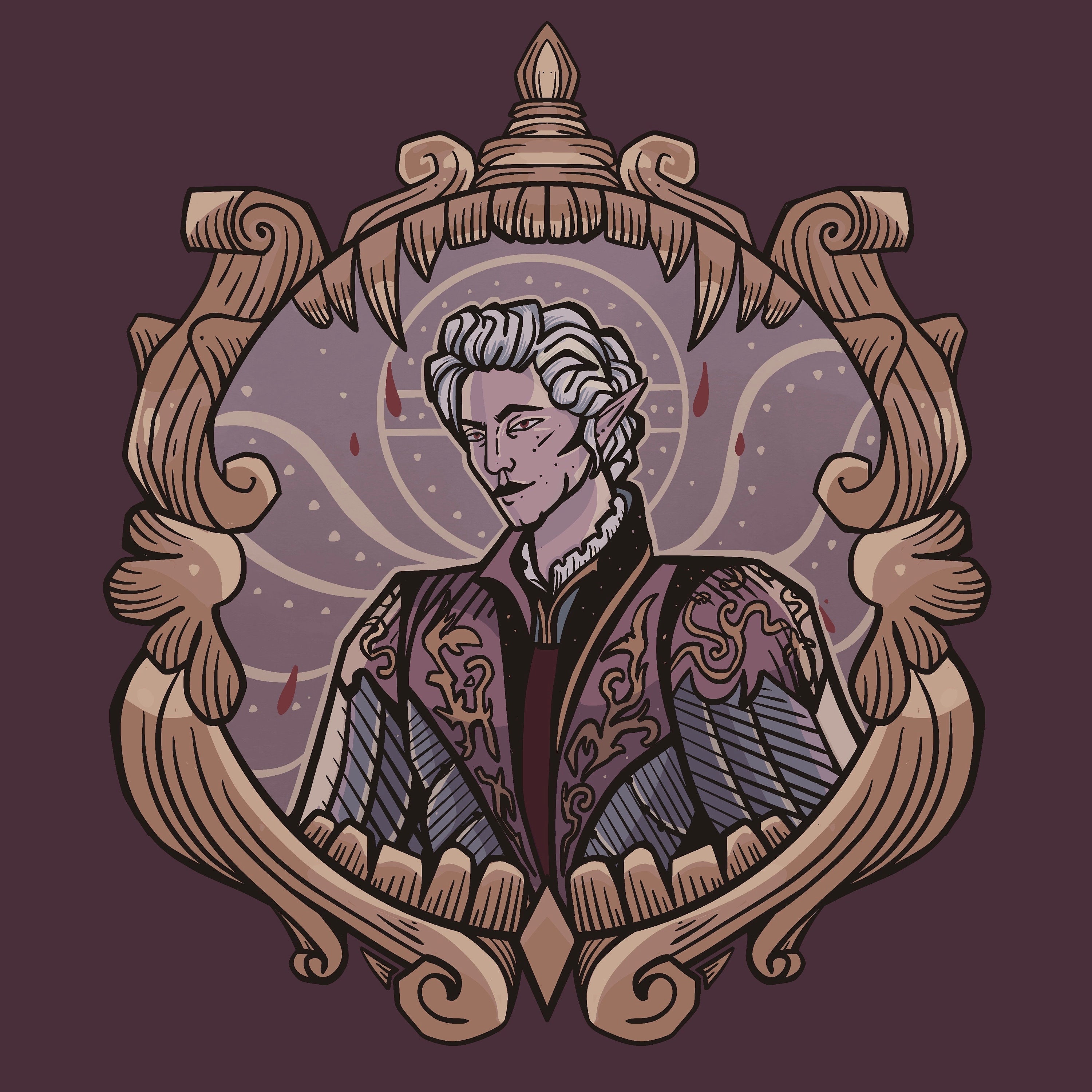 Baldurs Gate Astarion Art Print - Etsy