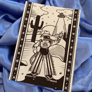 Space Cowboy Art Print - Etsy