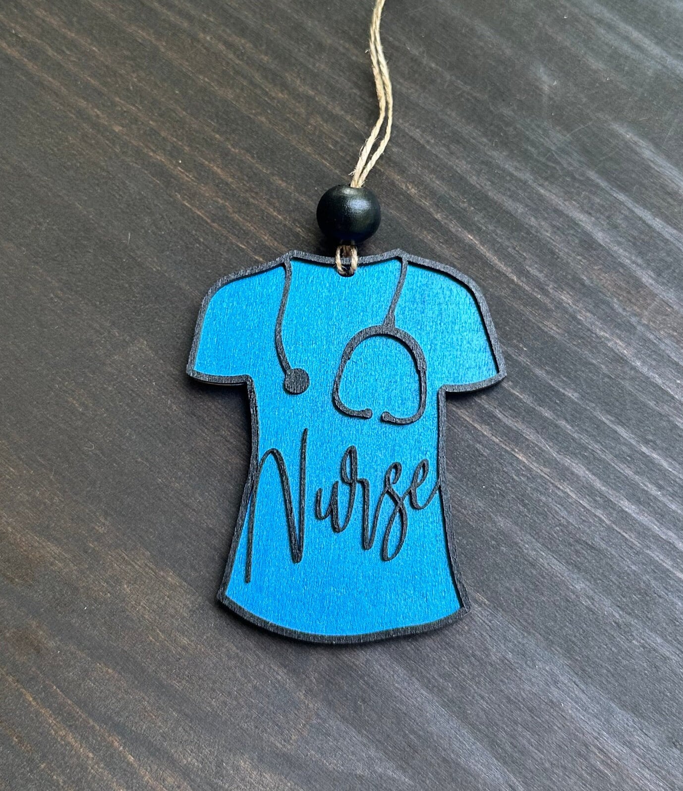 Nurse Stethoscope Scrub Top Rear View Mirror Car Accessories - Etsy