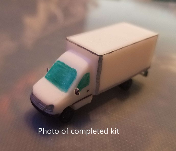 KIT N Scale Sprinter With Cargo Box Upfit - Etsy