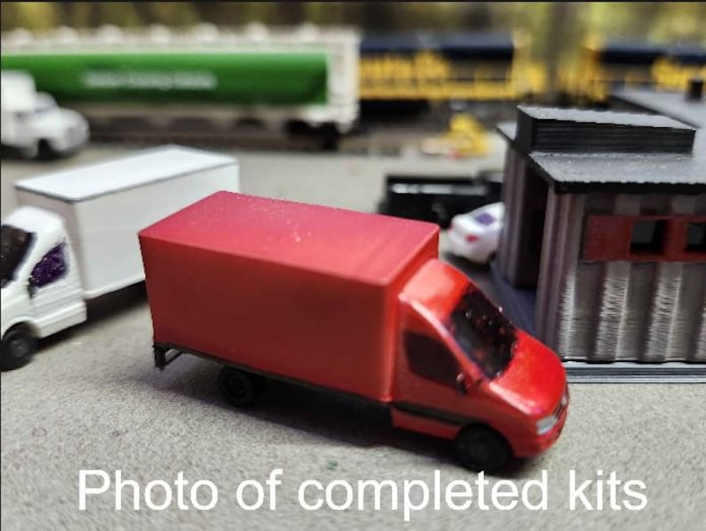 KIT - N Scale Sprinter With Cargo Box Upfit - Etsy