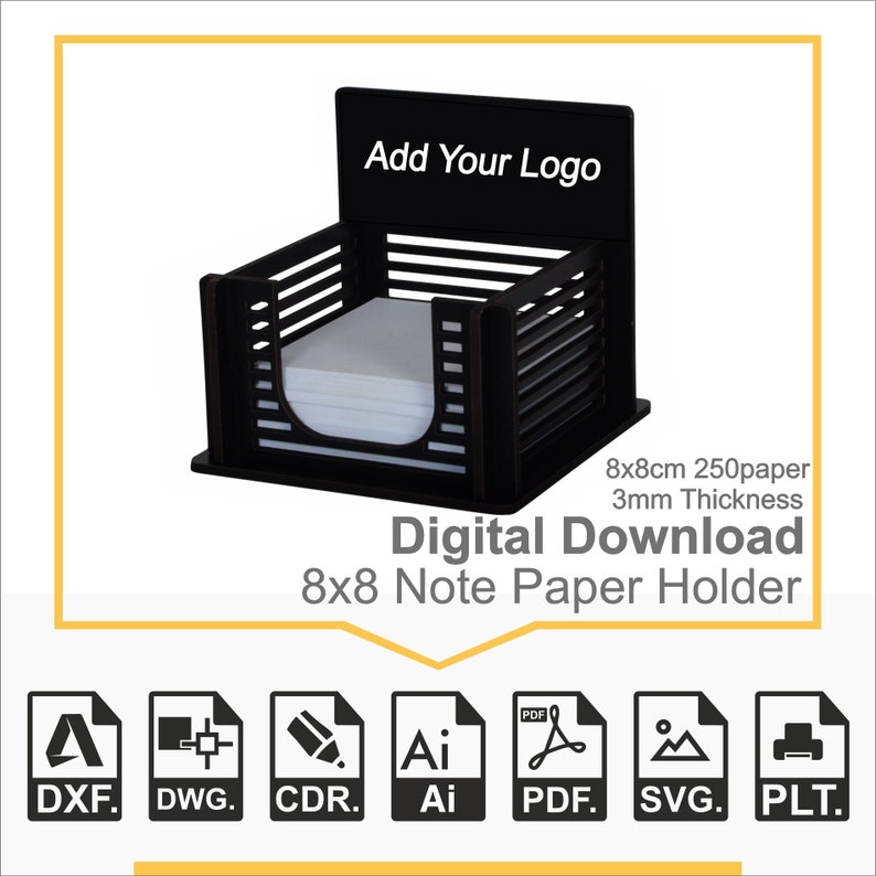 Note Paper Holder,office Desk Organizer Accessories,memo Block Holder ...