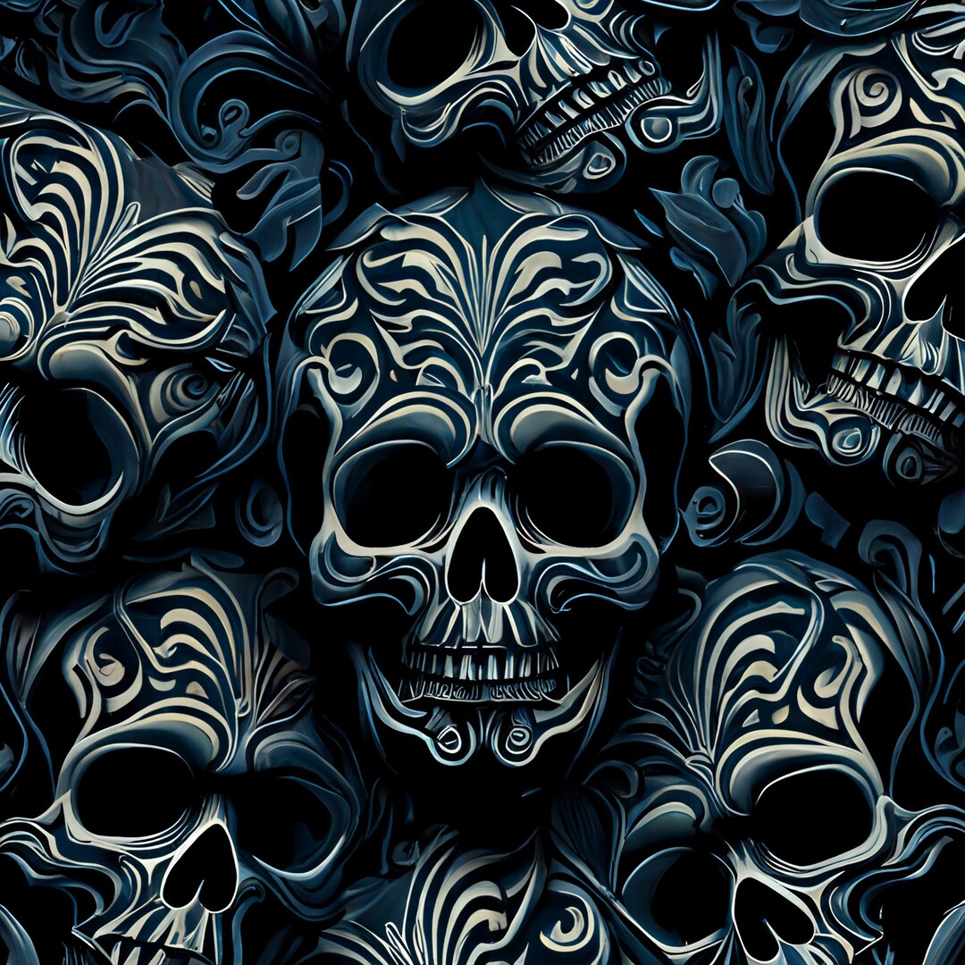 Skull Pattern - Etsy