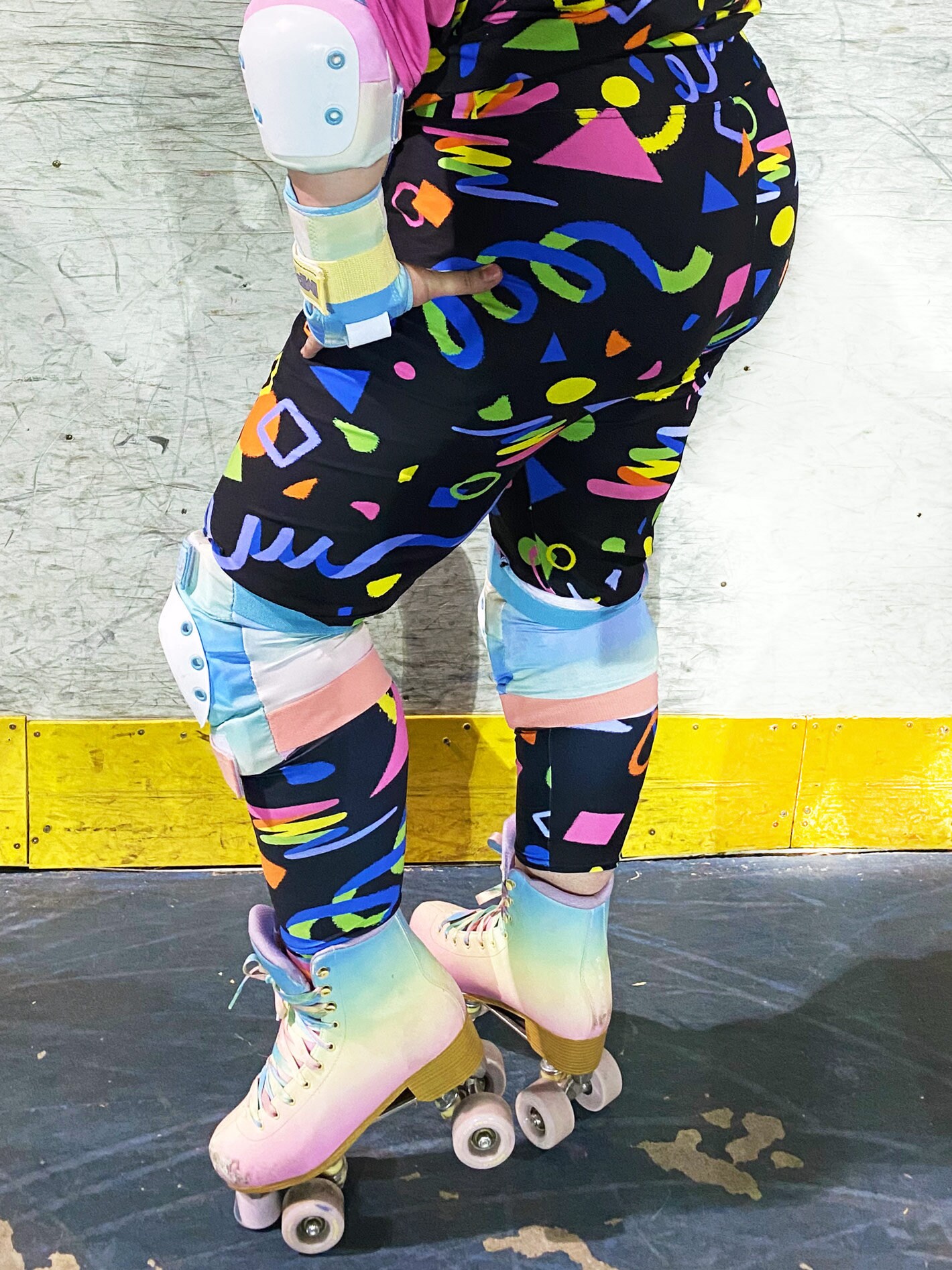 Roller Rink Plus Size Leggings - Decora, 90s, 80s, Kidcore, Harajuku ...