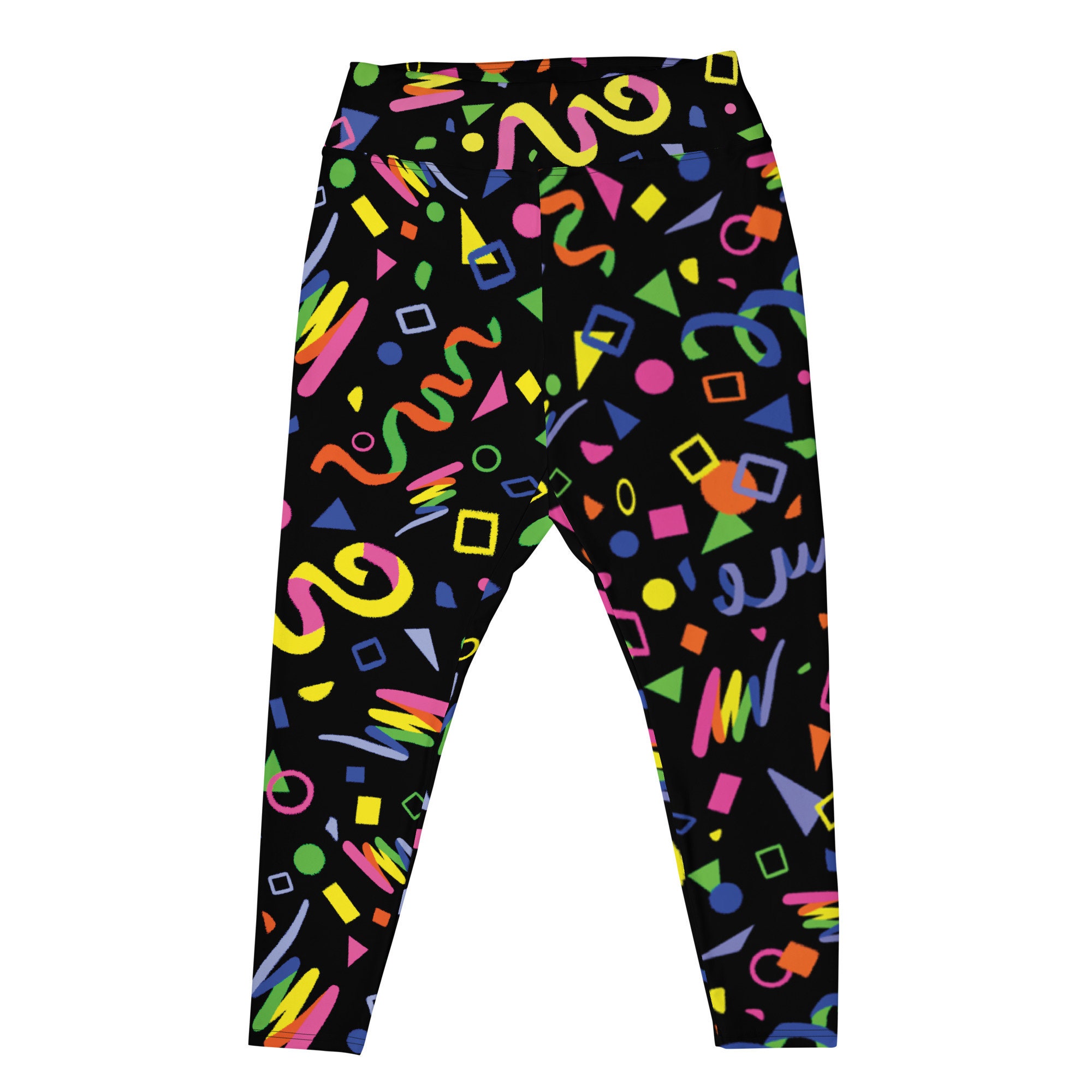 Roller Rink Plus Size Leggings - Decora, 90s, 80s, Kidcore, Harajuku ...