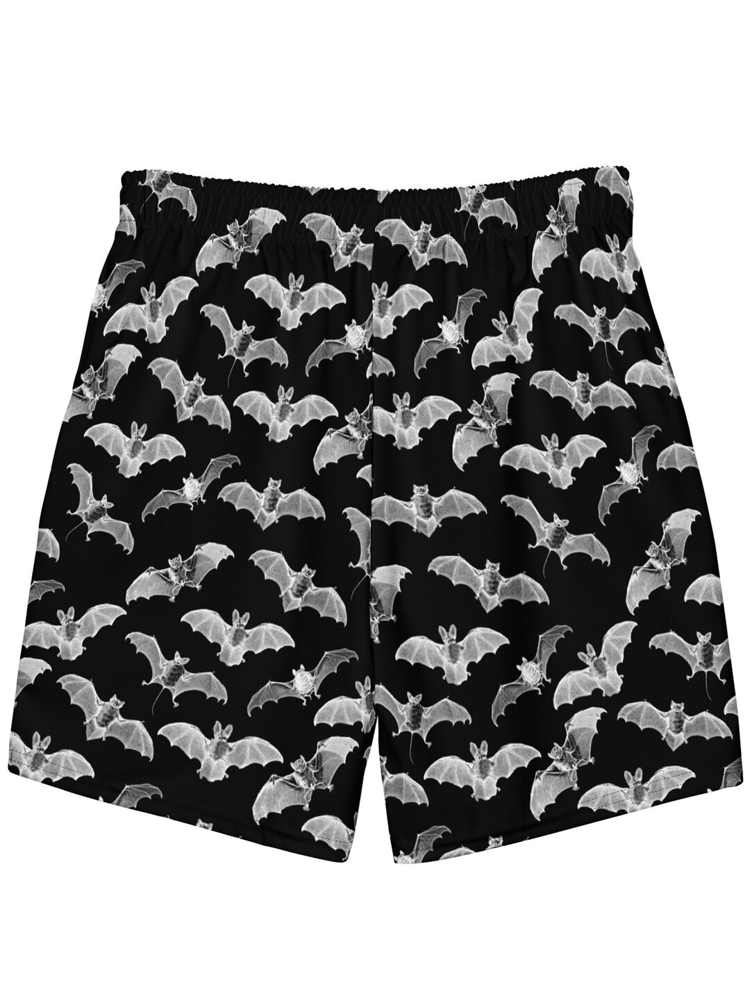 Batty Swim Trunks Goth, Punk, Bats, Creepy, Horror, Plus Size Swimwear ...