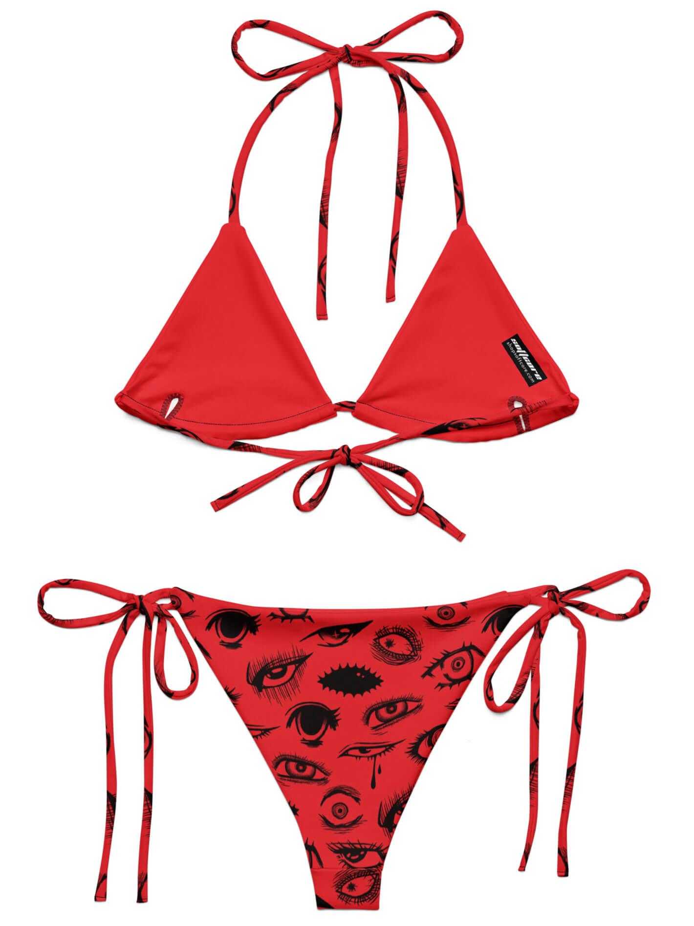 Kowai String Bikini - Goth, Horror, Manga, Gothic, Anime, Plus Size ...
