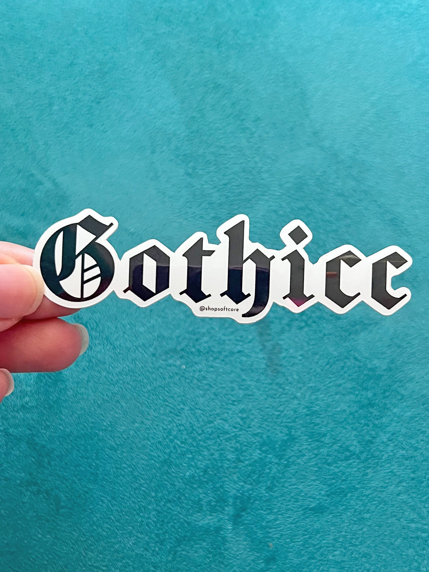 Gothicc Sticker Plus Size Body Positive Goth Gothic - Etsy